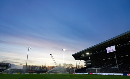 Sun Sets Craven Cottage Sprinklers Water Editorial Stock Photo - Stock ...