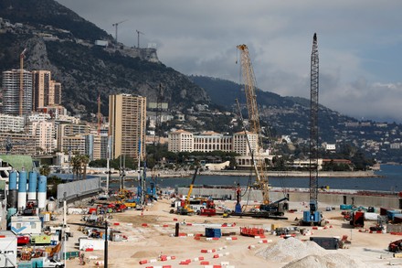 Monaco offshore extension project - 25 Feb 2020 Stock Pictures ...