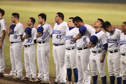 Honduras Players Stand Their National Anthem Editorial Stock Photo ...