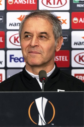 Basels Head Coach Marcel Koller Smiles Editorial Stock Photo - Stock ...