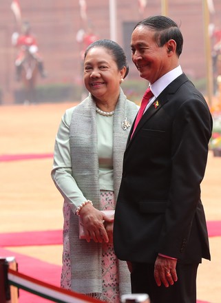 President Myanmar U Win Myint 2l Editorial Stock Photo - Stock Image ...