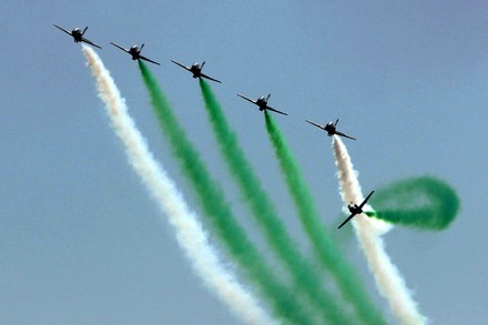 Pakistani Jets Perform During Air Show Editorial Stock Photo - Stock ...