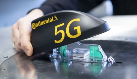 5g Antenna Seen Continental Plant Regensburg Editorial Stock Photo ...