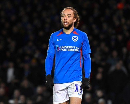 Marcus Harness Portsmouth During Portsmouth Vs Editorial Stock Photo ...
