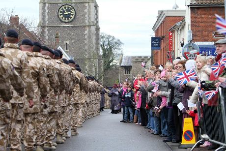 Light Dragoons Parading Through Dereham Editorial Stock Photo - Stock ...