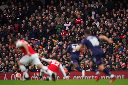 Arsenal Fans Stand Wearing Face Masks Editorial Stock Photo - Stock ...