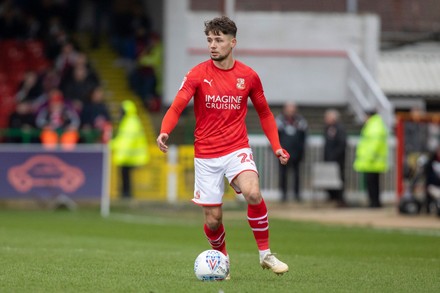 Rob Hunt Swindon Town On Ball Editorial Stock Photo - Stock Image ...