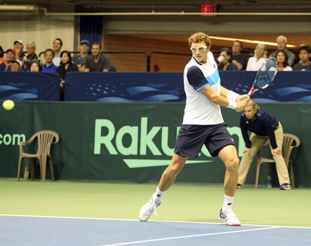 Bob Bryan Usa Returns Volley Mike Editorial Stock Photo - Stock Image ...