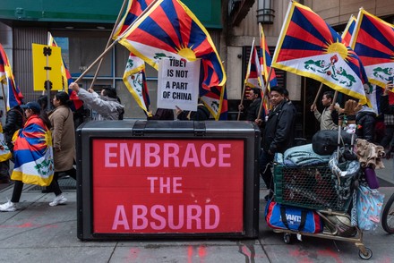 Tibetans Commemorate 1959 Tibetan Uprising Against Editorial Stock ...