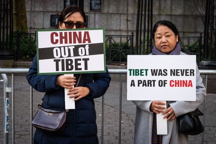 Tibetans Commemorate 1959 Tibetan Uprising Against Editorial Stock ...