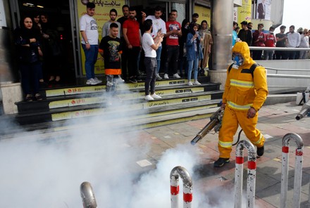 Iranians Take Pictures Iranian Firefighters They Editorial Stock Photo ...