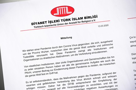 Sign Turkish Islamic Union Institute Religion Editorial Stock Photo ...