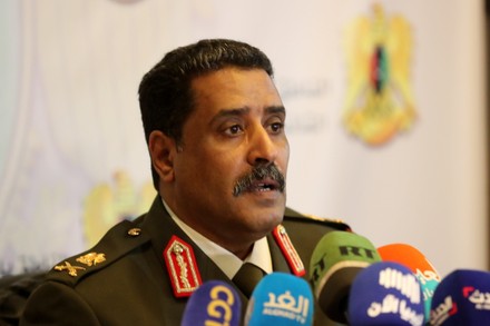 Libyan National Army Lna Spokesman Major Editorial Stock Photo - Stock ...
