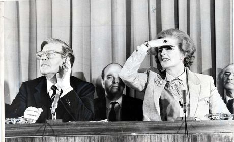 Baroness Thatcher Kesteven Pm 1979 Chancellor Editorial Stock Photo ...