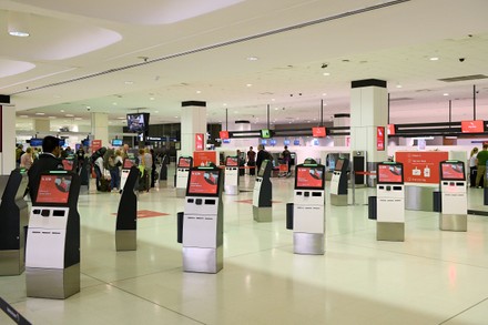 Qantas Selfserve Checkin Kiosks Seen Sydney Editorial Stock Photo ...