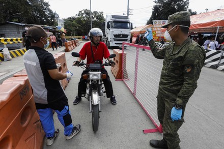 Motorcycle Rider C Goes Through Police Editorial Stock Photo - Stock ...