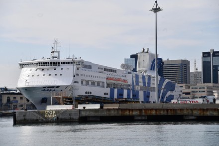 Gnv Splendid Ferry Transformed Into Hospital Editorial Stock Photo ...