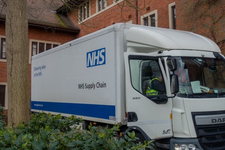 Nhs Supply Chain Truck Makes Delivery Editorial Stock Photo - Stock ...