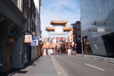 Empty Streets London Neighbourhood Soho Editorial Stock Photo - Stock ...