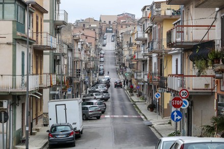 View Town Villafrati Near Palermo Sicily Editorial Stock Photo - Stock ...