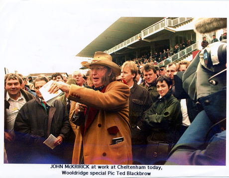 John Mccririck Horse Racing Commentator Correspondent Editorial Stock ...