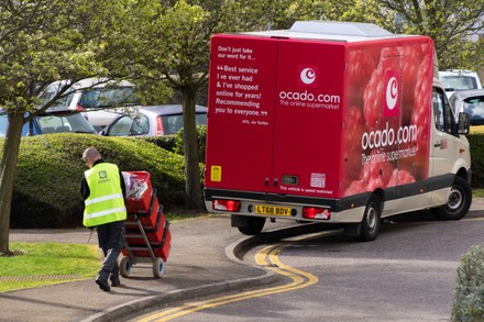 Ocado Online Supermarket Delivery Editorial Stock Photo - Stock Image ...
