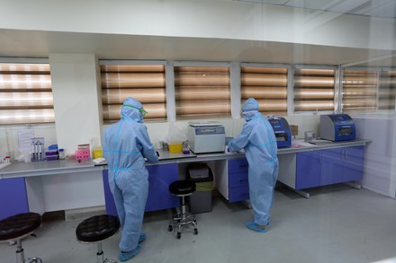 Iraqi Staff Members Work New Pcr Editorial Stock Photo - Stock Image ...