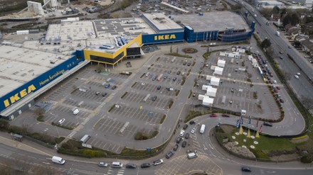 Cars Queue Get Into Newly Opened Editorial Stock Photo - Stock Image ...