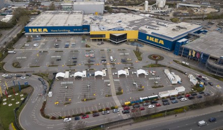 Cars Queue Get Into Newly Opened Editorial Stock Photo - Stock Image ...