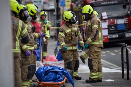 Lfb London Fire Brigade Officers Full Editorial Stock Photo - Stock ...