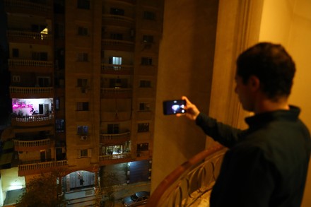 Audience Takes Photos Balcony Concert Cairo Editorial Stock Photo ...