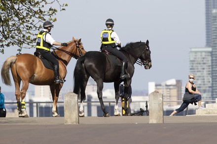 London Uk Mounted Police Talk Member Editorial Stock Photo - Stock ...