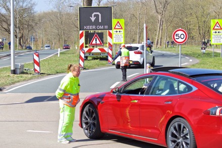 Officials Keep Close Watch On Cars Editorial Stock Photo - Stock Image ...