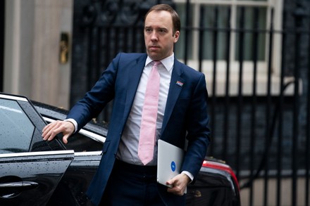 British Health Secretary Matt Hancock Arrives Editorial Stock Photo ...