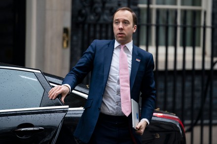 British Health Secretary Matt Hancock Arrives Editorial Stock Photo ...