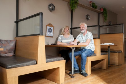 Local Residents Ian Jill Swire Sit Editorial Stock Photo - Stock Image ...