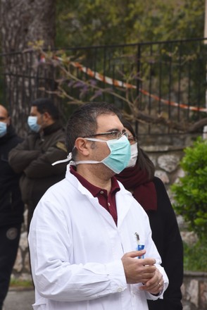 Medical Staff During Symbolic Interventions Greek Editorial Stock Photo ...