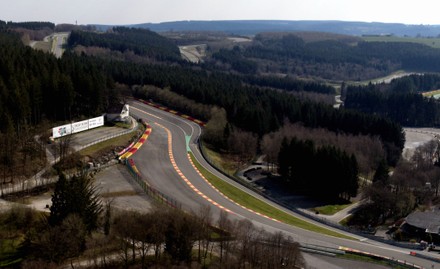 This Aerial Image Shows Spafrancorchamps Formula Editorial Stock Photo ...