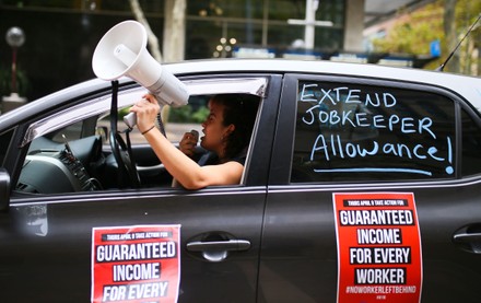 Car Convoy Trade Unionists Community Activists Editorial Stock Photo ...