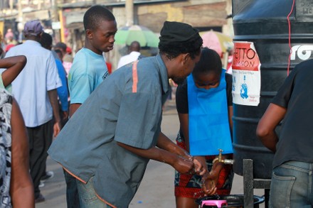 Kenyans Wash Their Hands Soap Water Editorial Stock Photo - Stock Image ...