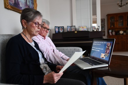 Anglican Parishioner Chris Bowes L Her Editorial Stock Photo - Stock ...