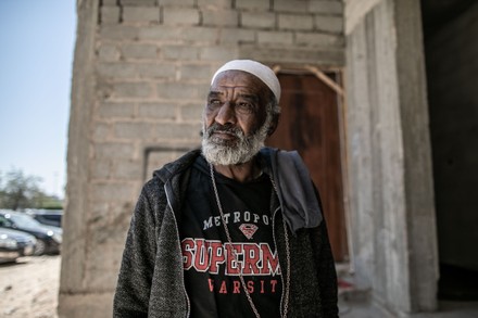 Displaced Man Stands Front Building Complex Editorial Stock Photo ...