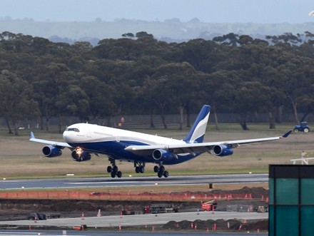 Airbus A340312 Owned By Hi Fly Editorial Stock Photo - Stock Image ...