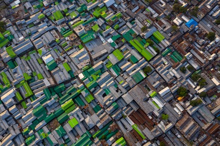 Aerial View Korail Slum Editorial Stock Photo - Stock Image | Shutterstock