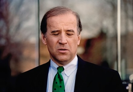 Senator Joseph Biden press conference, Washington DC, USA - 18 Mar 1990 ...