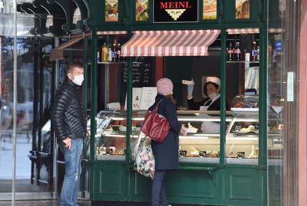 Customers Visit Reopened Snack Bar Graben Editorial Stock Photo - Stock ...