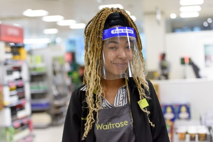 Waitrose Employee Abigail 21 Wears Face Editorial Stock Photo - Stock ...