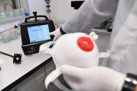 Professor Balazs Illes Examines Respirator New Editorial Stock Photo ...