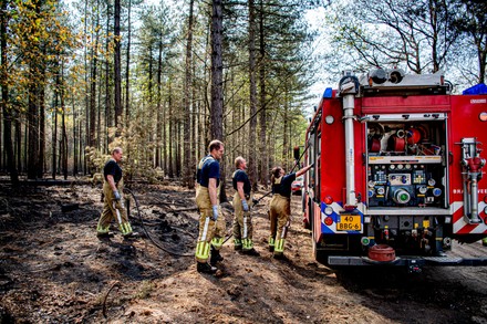 Wildfires, Herkenbosch, The Netherlands - 24 Apr 2020 Stock Pictures ...