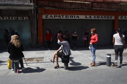 Sex Workers Line Receive Help Mexico Editorial Stock Photo - Stock ...
